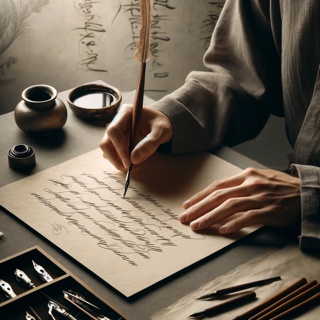 How to Write With a Calligraphy Pen