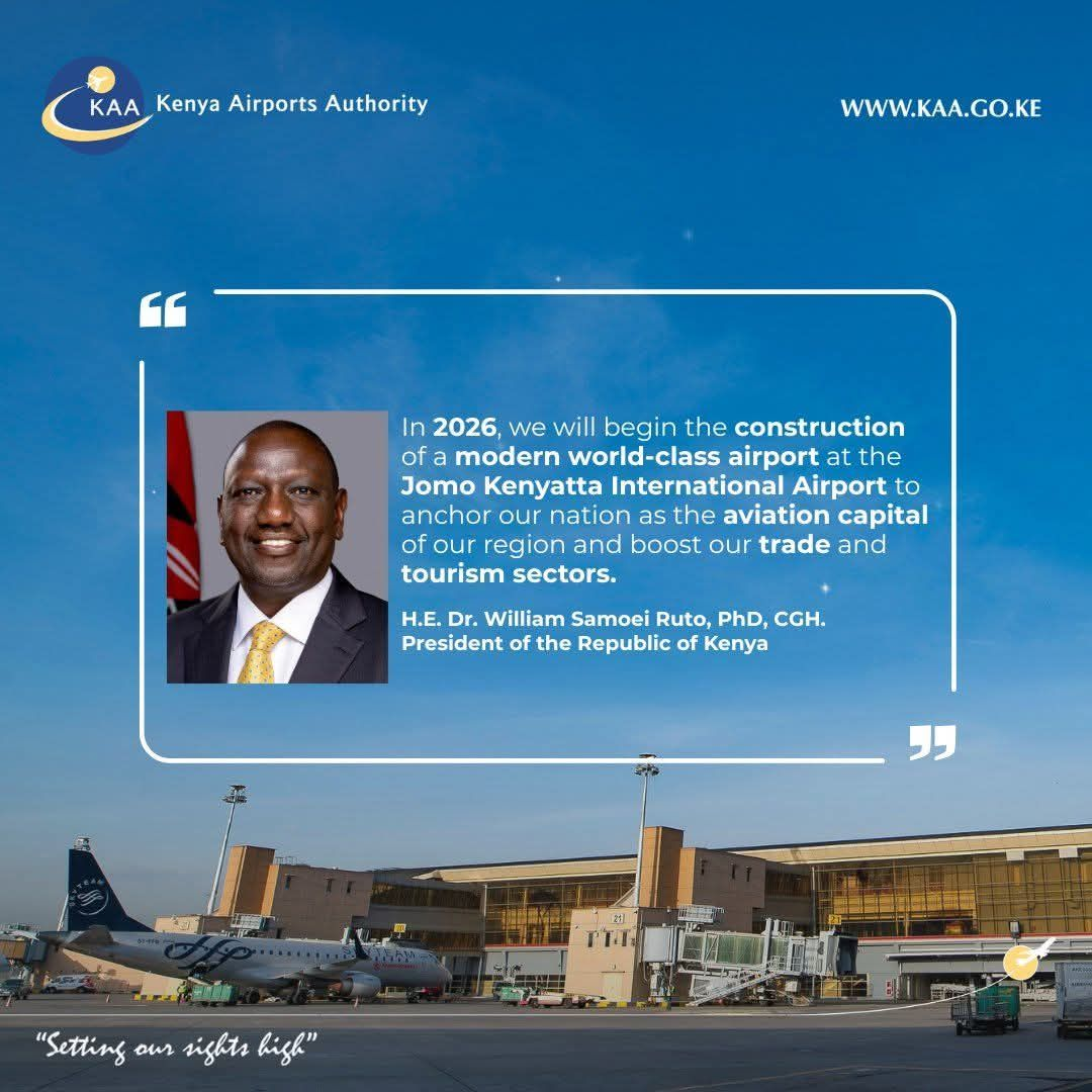 Kenya to Build World-Class Airport at Jomo Kenyatta International ...